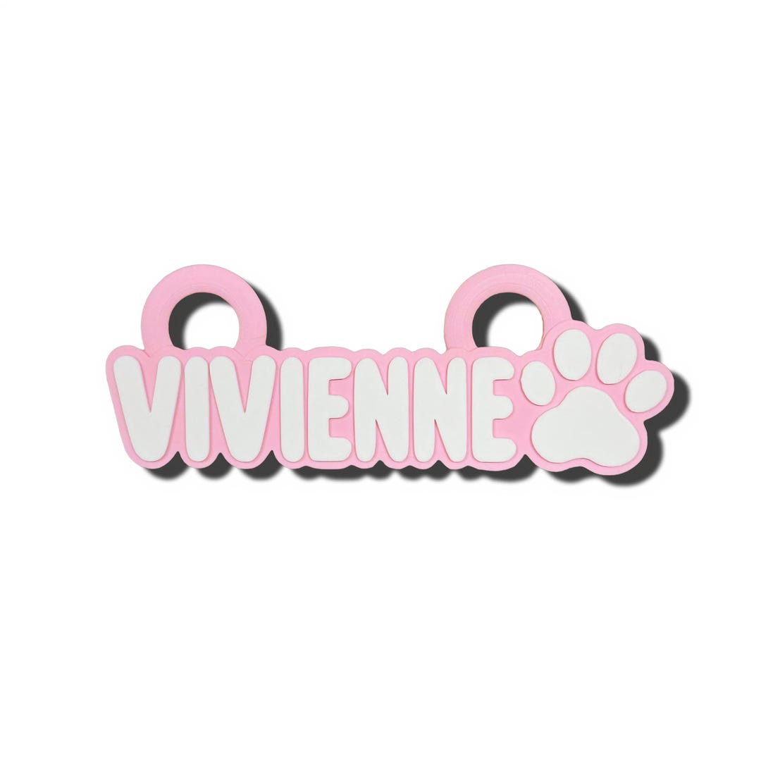 Custom Pet Name Tag for Kennel or Crate – 3D Printed Sign – Dog Show ...