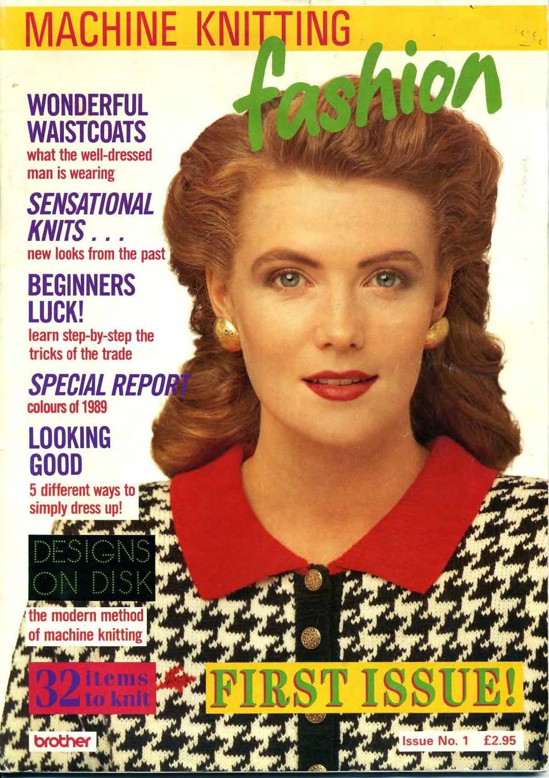 Vintage 80s Magazine "machine Knitting Fashion" PDF Instant Download ...
