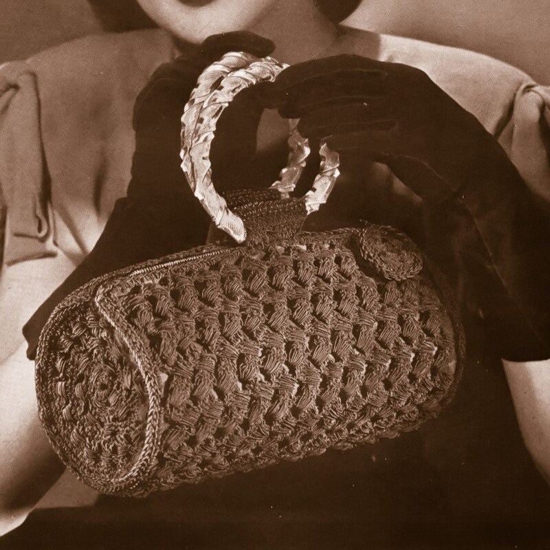 Vintage Cylinder Purse - Etsy UK