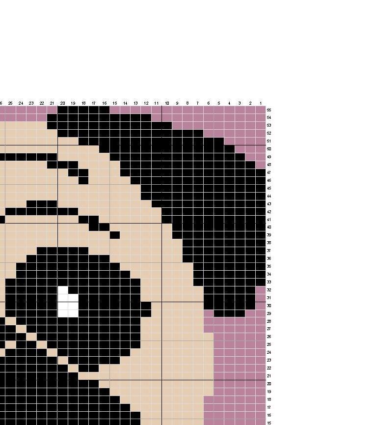 Pug Dog Knitting Chart - PDF Digital Download - Intarsia Colorwork ...