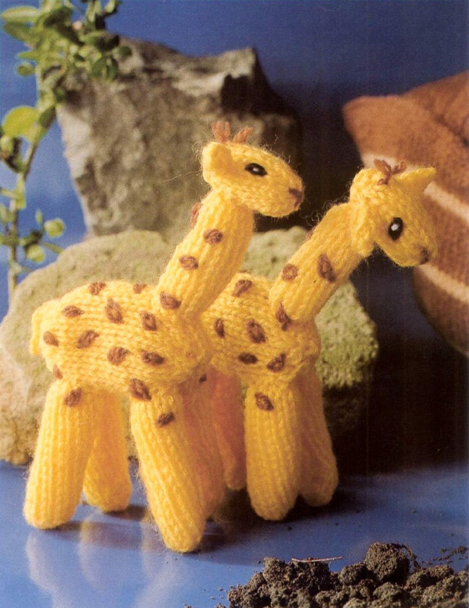 KNITTING PATTERN Knit Noah and the Ark Mini Toddler Children Soft ...