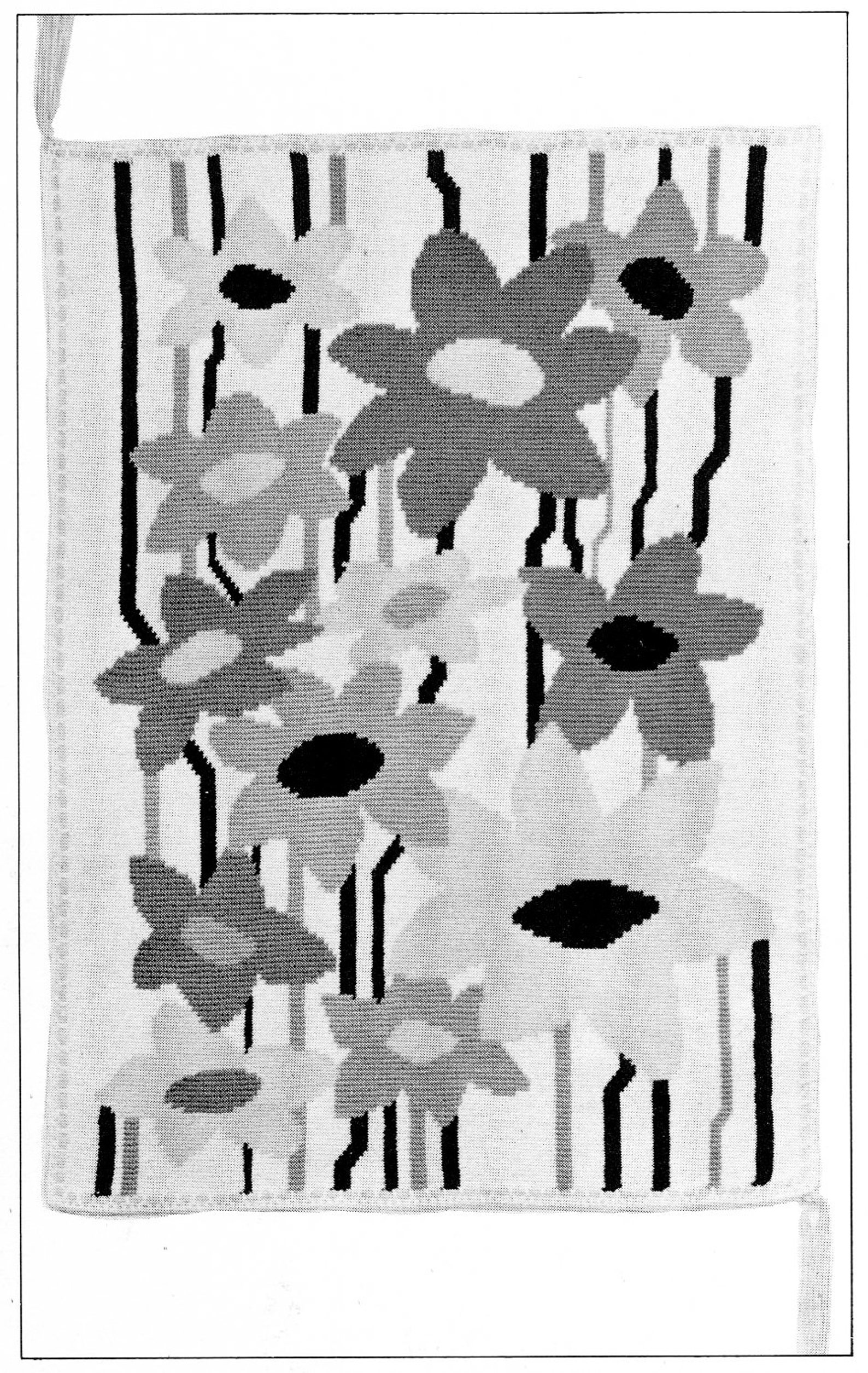 Vintage CROCHET PATTERN Pdf Afghan Flowers Blanket Throw Large Floral ...