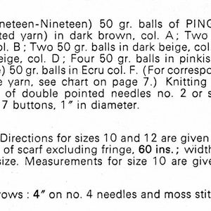 Vintage KNITTING PATTERN Ladies Knit Jacket Cap Scarf Stockinette, Moss ...