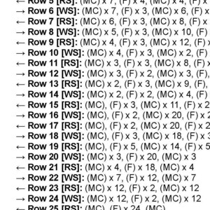 Fish Skeleton Knitting Chart – PDF Diagram and Written Instructions ...