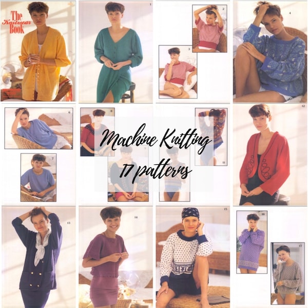 Silver Reed Knitting Machine Patterns - Etsy