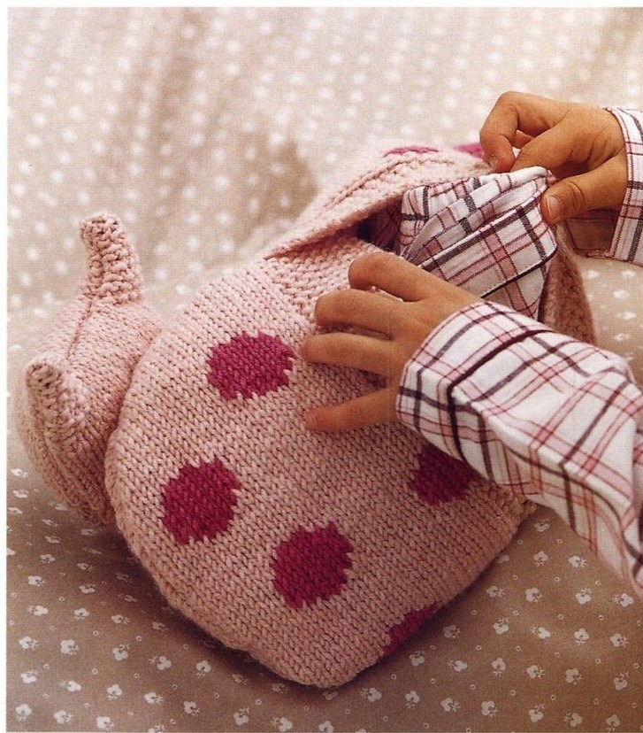 Cat Pyjama Case KNITTING PATTERN Pdf Instant Download Knit Kids Toy ...