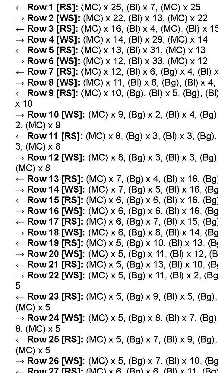 Pug Dog Knitting Chart - PDF Digital Download - Intarsia Colorwork ...