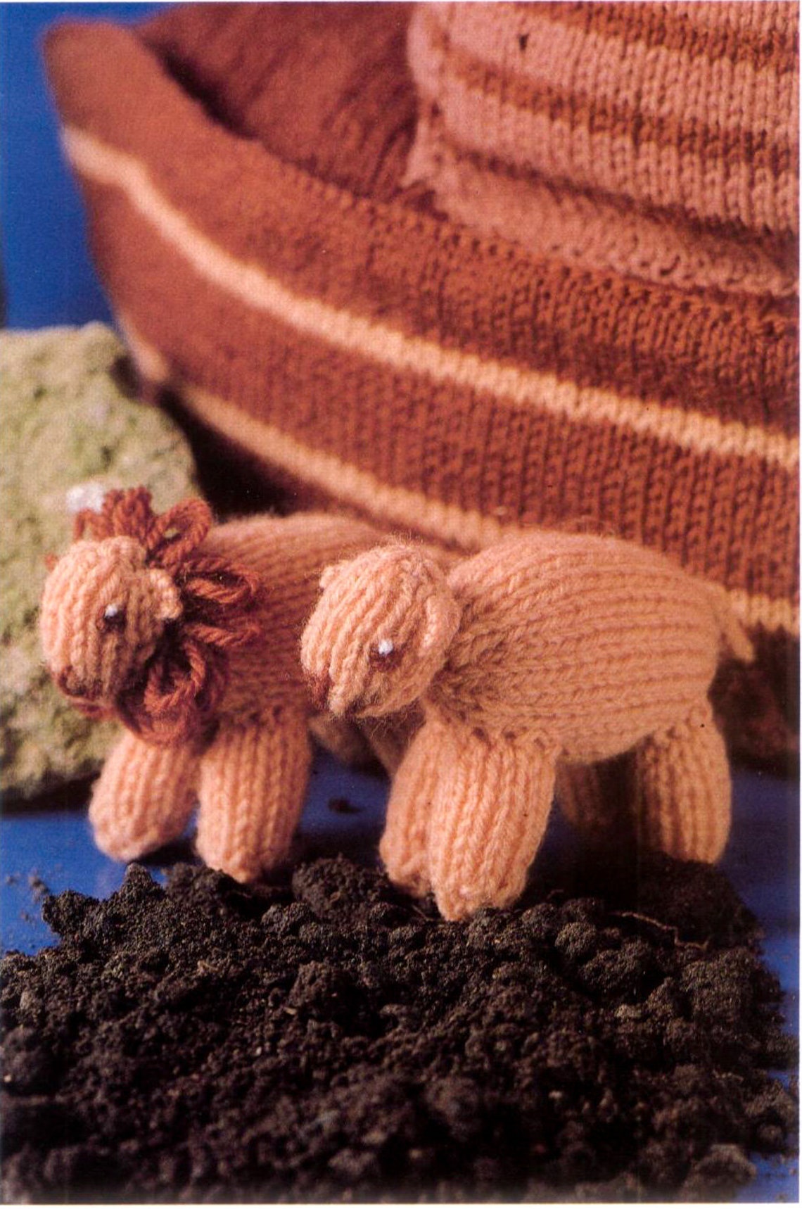 KNITTING PATTERN Knit Noah and the Ark Mini Toddler Children Soft ...