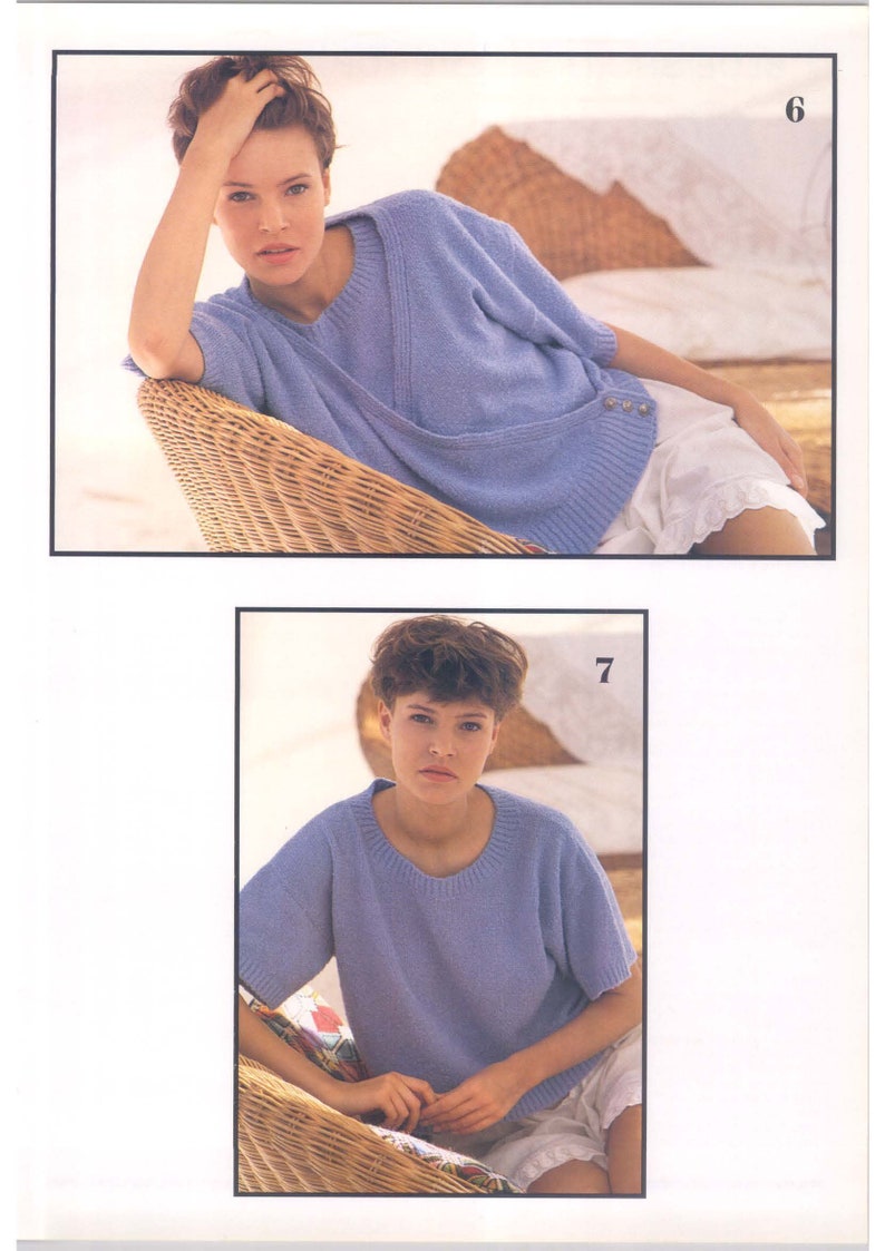 17 Machine Knitting Patterns, Womens Magazine 80s the Knitwear Book ...