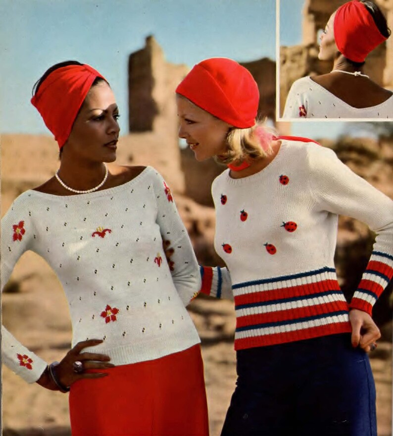 Vintage Knit & Crochet PDF Magazine | Mon Tricot No. 16 (1974) | Summer ...