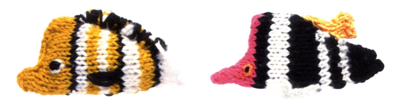 KNITTING PATTERN Knit Magical Waterworld Fish Seahorse Sea Crab Soft ...