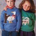 10 Knitting Patterns, Knit Sweaters for Children, Vintage 80s Booklet ...