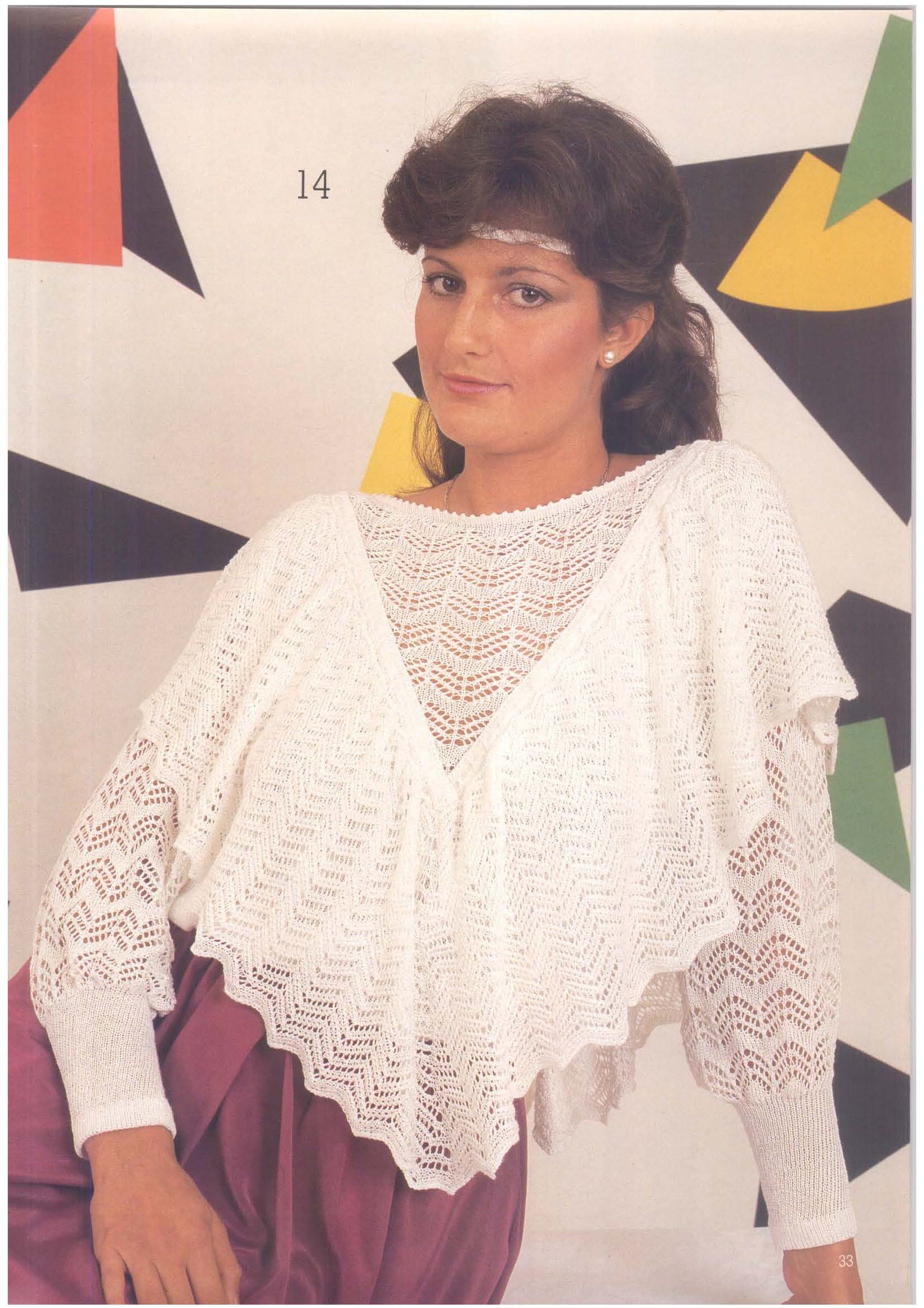 18 Machine Knitting Patterns, Womens Magazine Brother Designer Knits ...