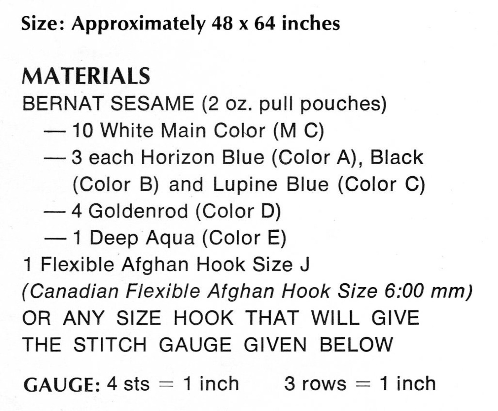 Vintage CROCHET PATTERN Pdf Afghan Flowers Blanket Throw Large Floral ...