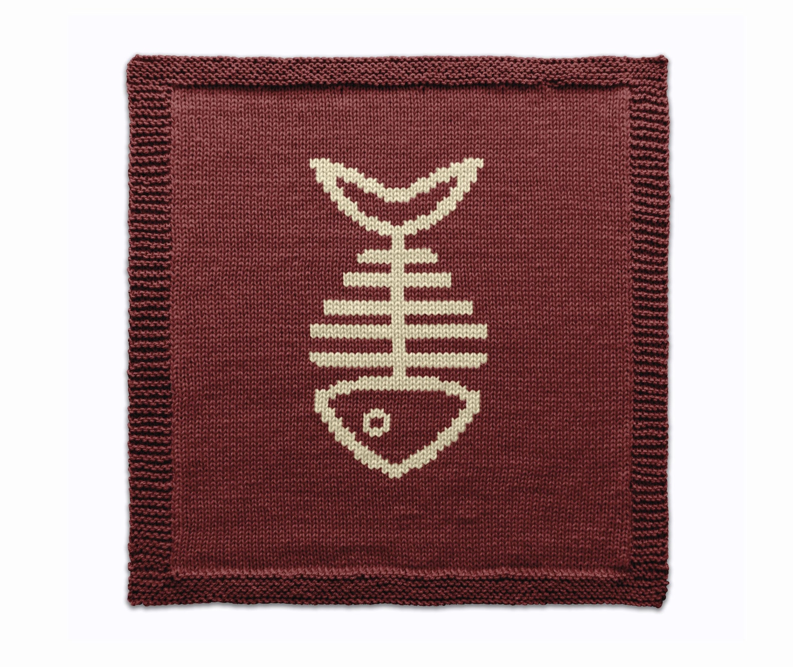 Fish Skeleton Knitting Chart – PDF Diagram and Written Instructions ...