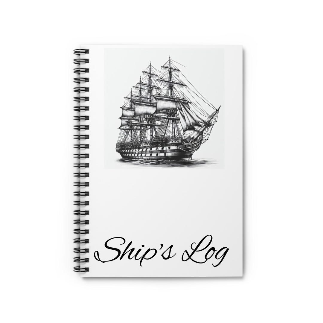 Spiral Notebook Ships Log - Etsy