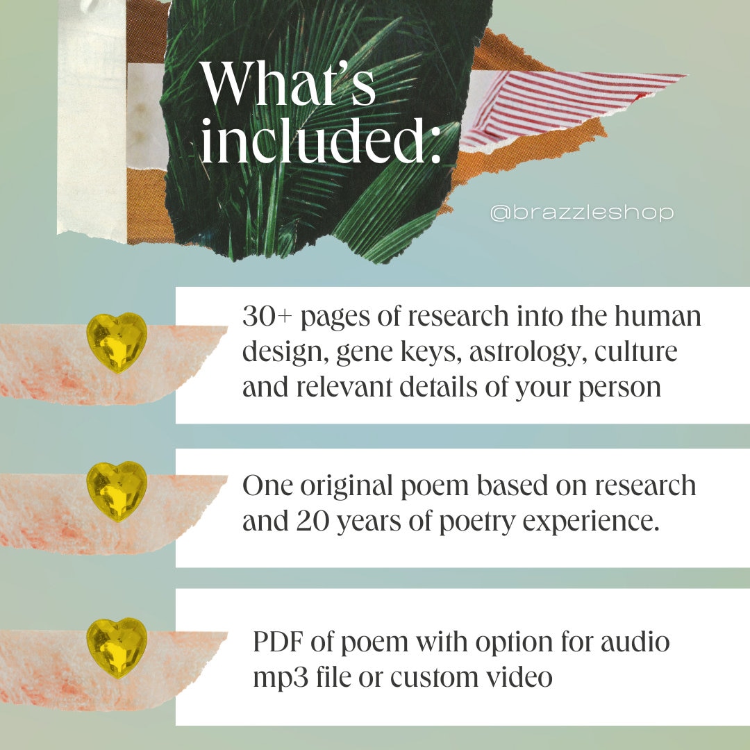 Astro Poem Original Poem Based on Astrology, Human Design and Gene Keys ...