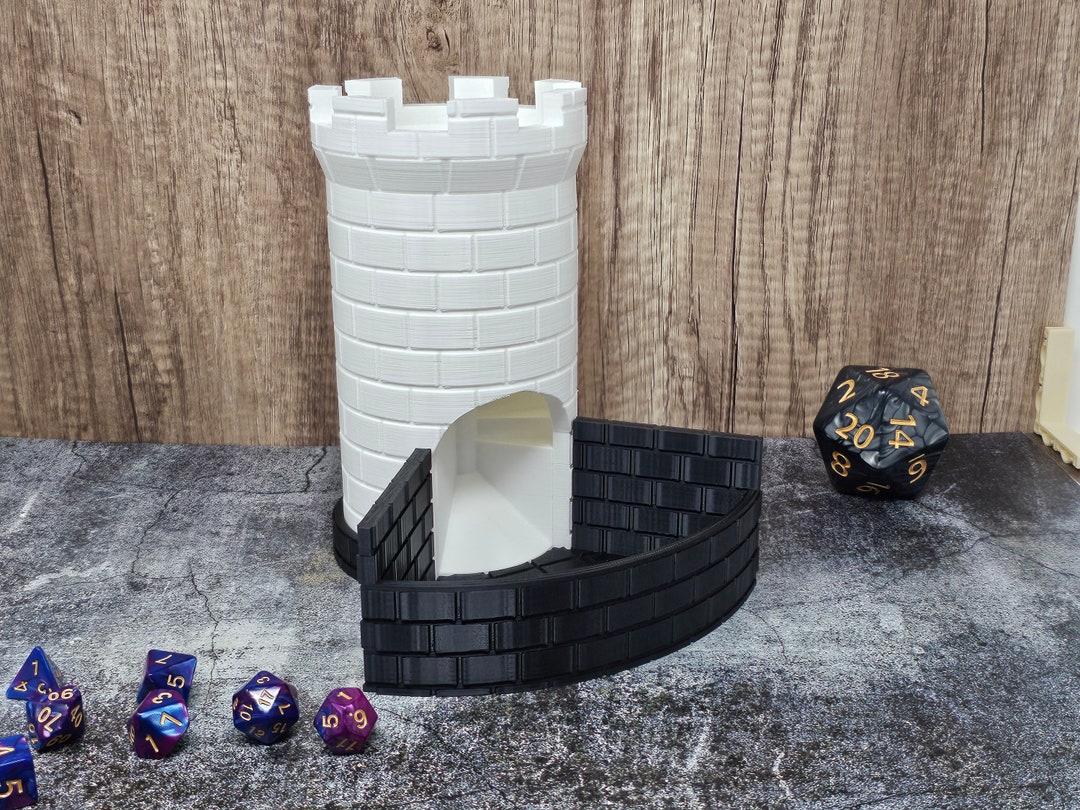 Castle Dice Tower With Brick Dice Tray for Role Playing Games ...