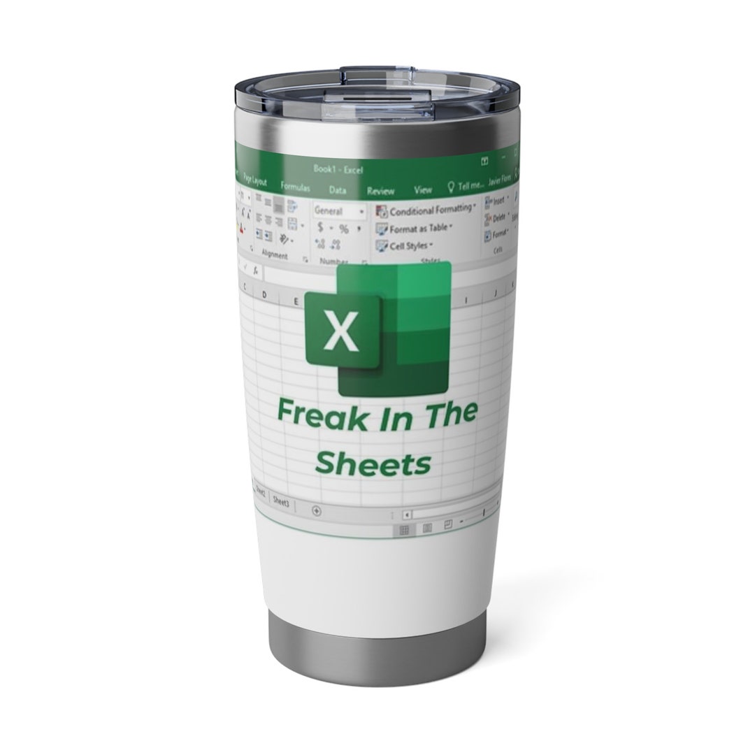 Freak in the Sheets Tumbler Excel Tumbler Accountant Gifts Accountant ...