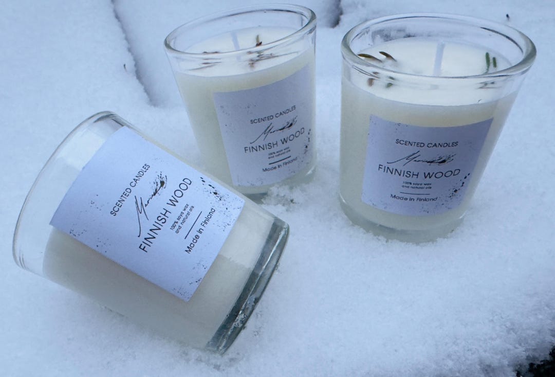 Handmade Candles "finnish Wood"1 - Etsy