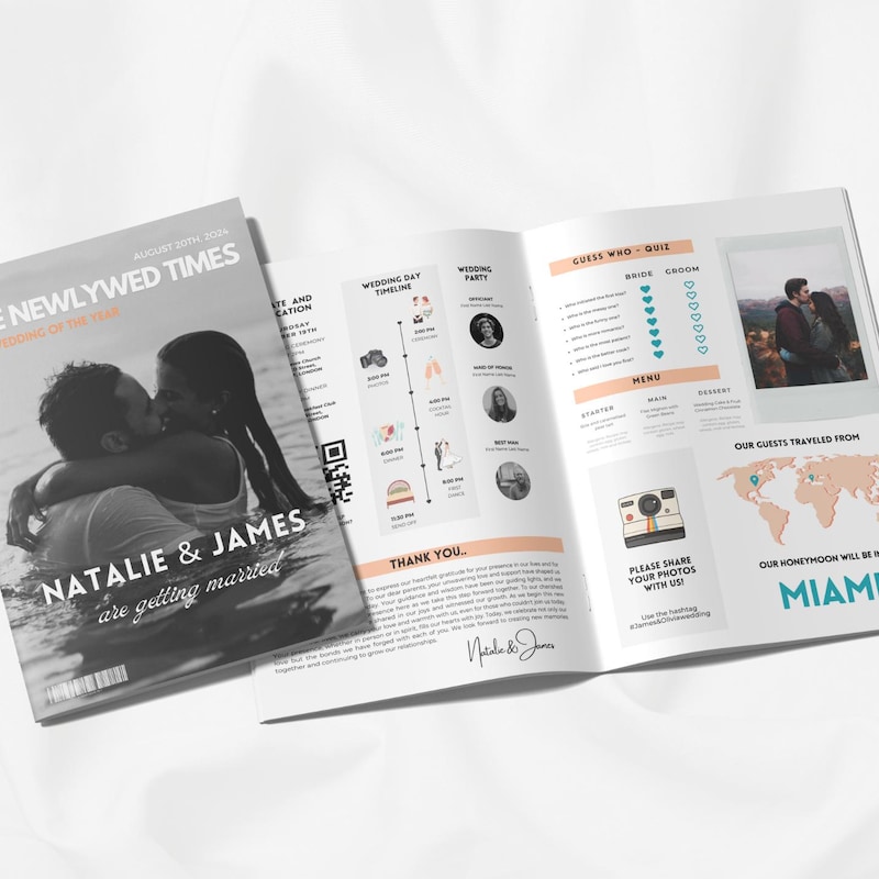 Magazine Invitation - Etsy