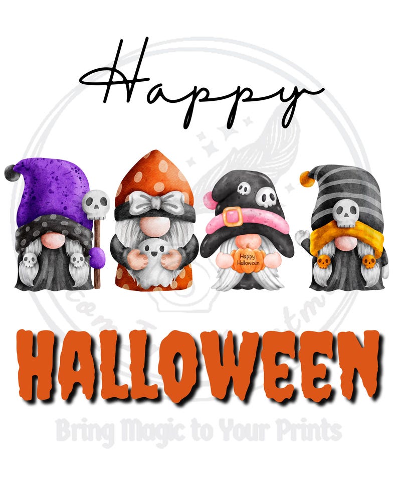 Gnome Png, Halloween Gnomes, Png, Happy Halloweeen Png, Spooky Png ...