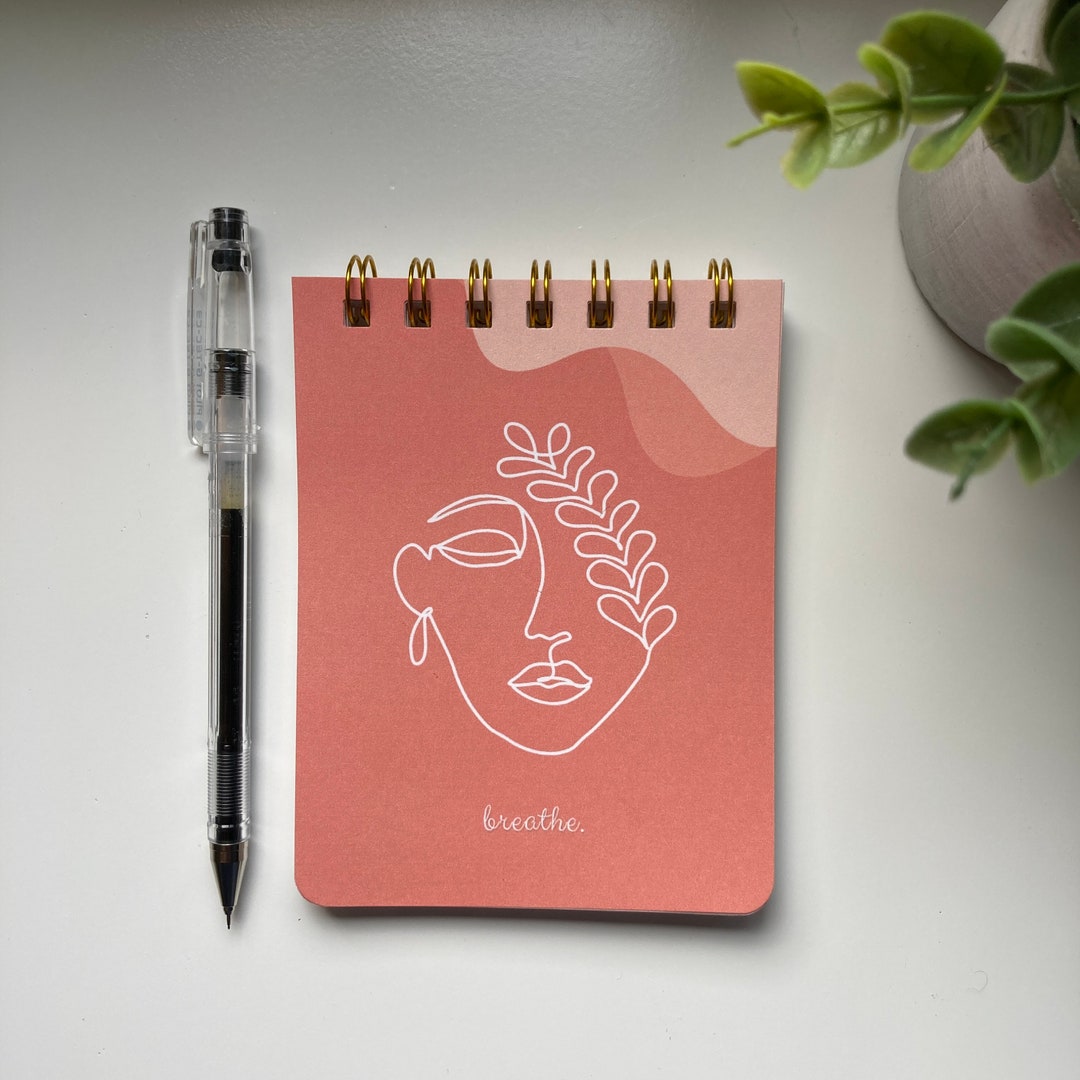 Minimalist Spiral Notepad Personalized - Etsy