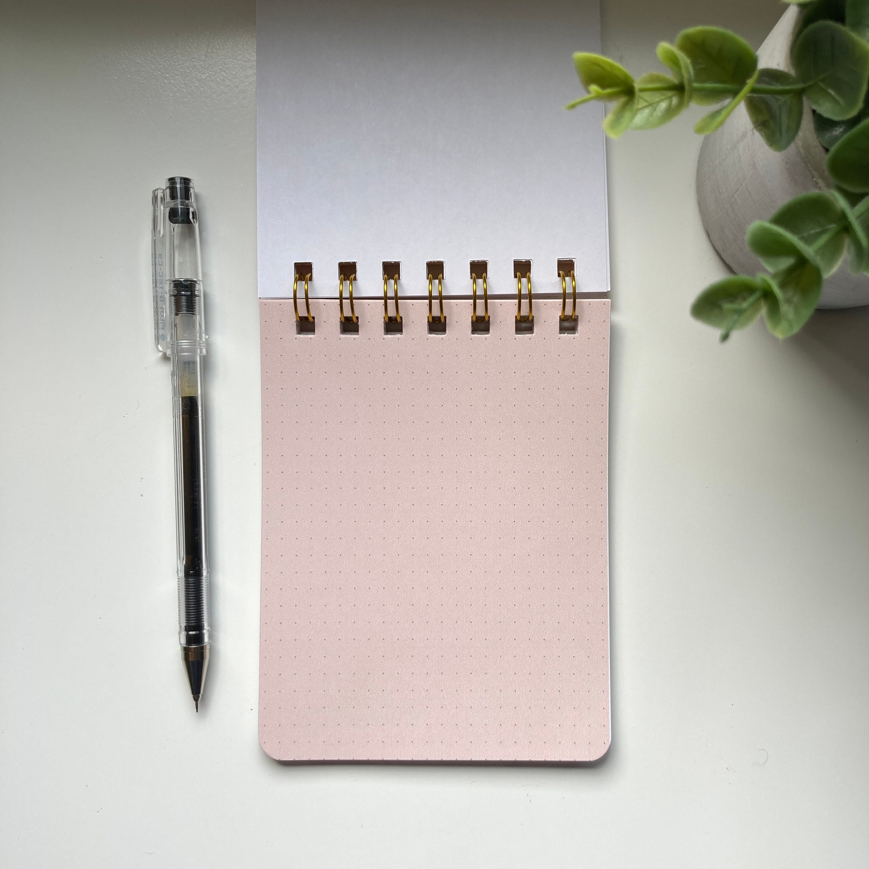Minimalist Spiral Notepad Personalized - Etsy