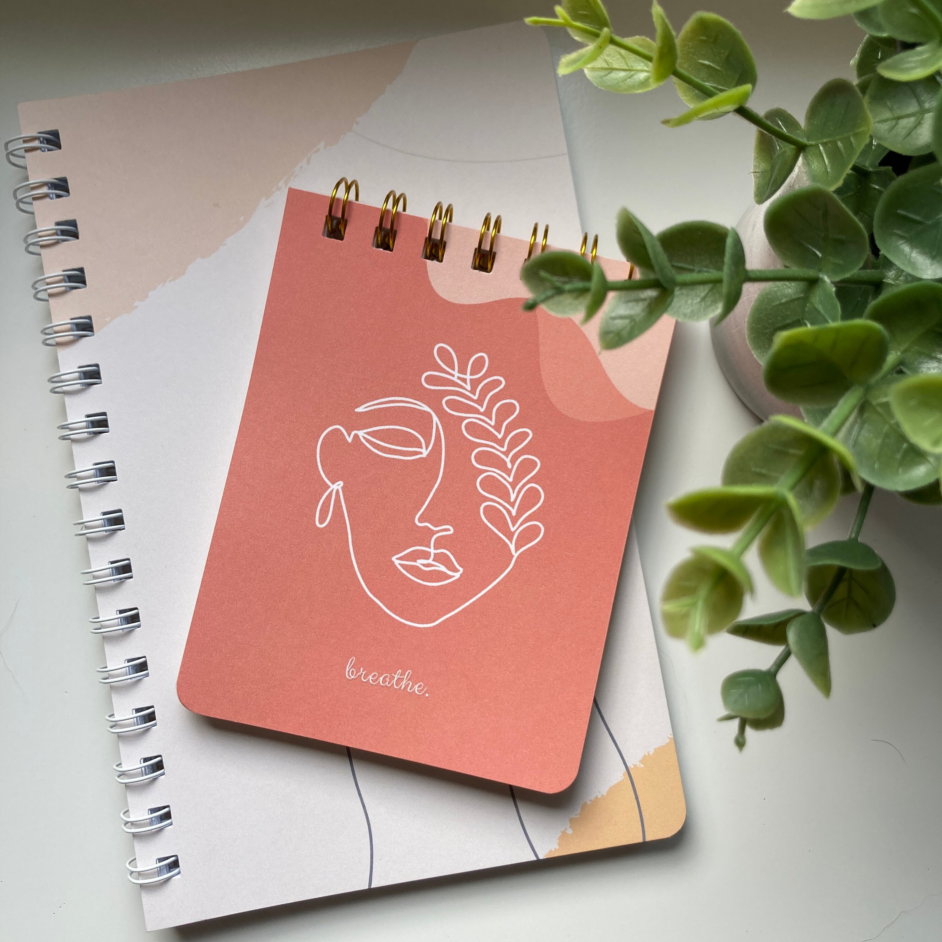 Minimalist Spiral Notepad Personalized - Etsy