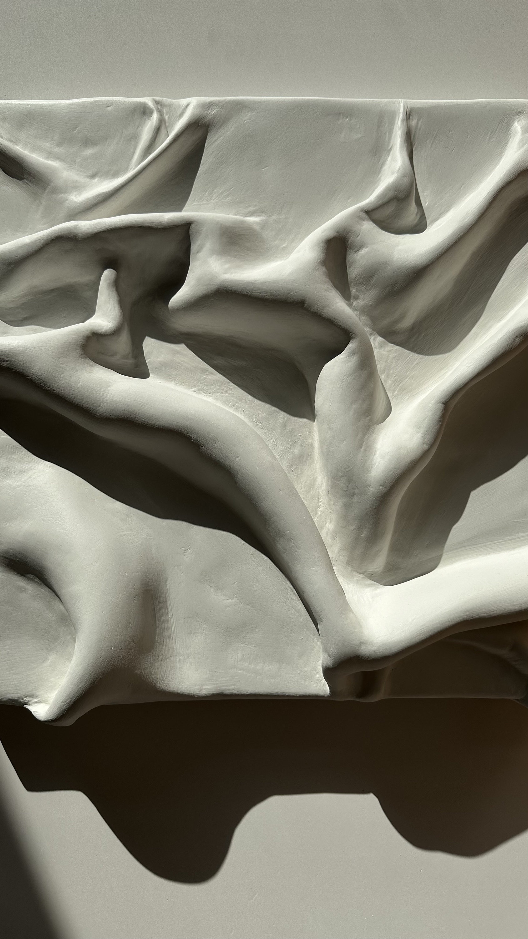 3D Artwork Abstract Clay Wall Sculpture Textured Minimal Wall Art - Etsy
