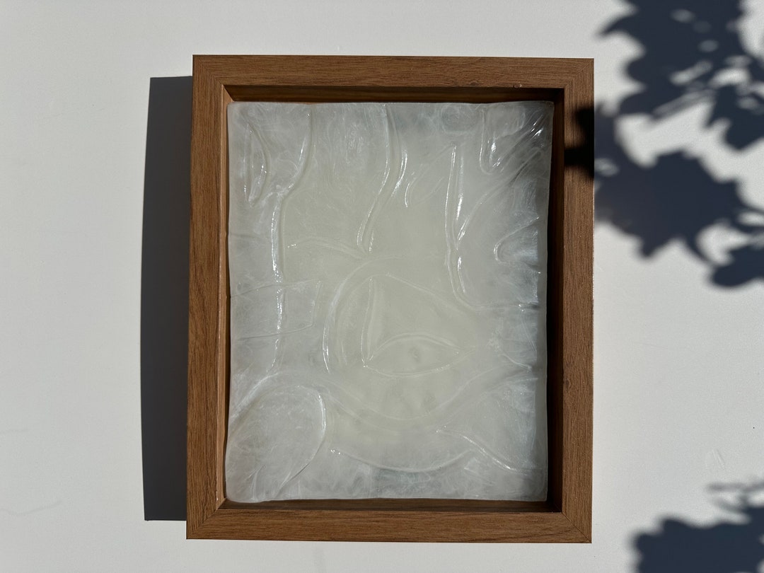 Framed Resin Wall Art Resin Wall Art 3D Resin Art Epoxy Resin Sculpture ...