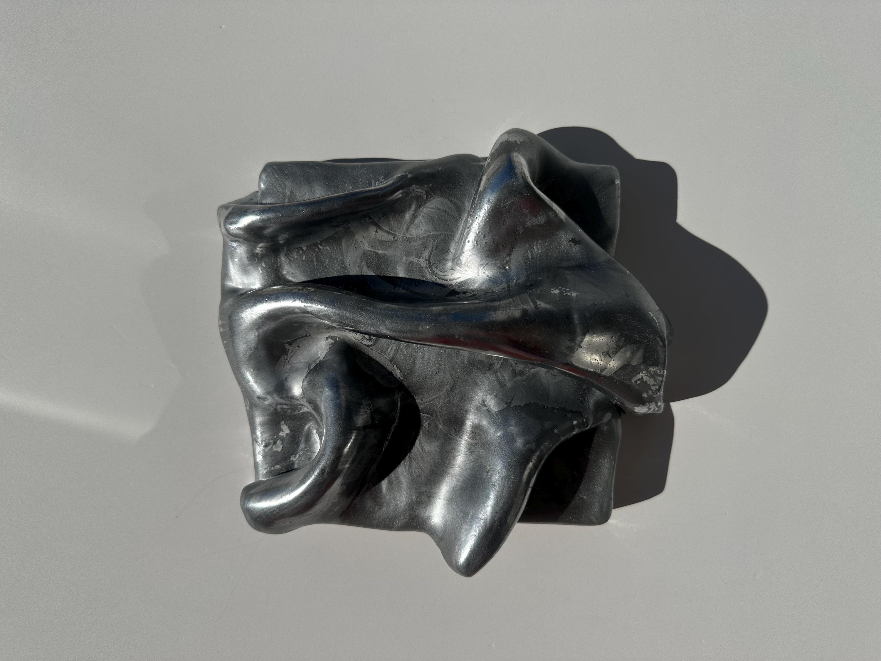 Metallic Resin Art | Epoxy Resin Sculpture | Resin Art | 3D Abstract ...