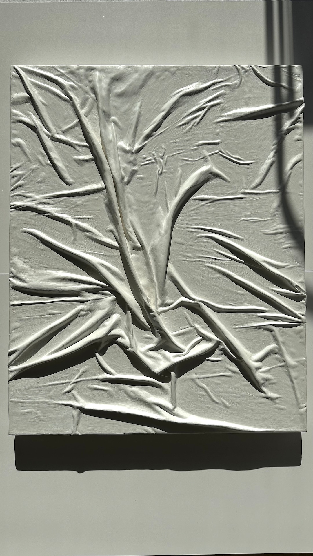 SLEPT IN 3D Plaster Art 3D Textured Plaster Wall Art Large Plaster Art ...