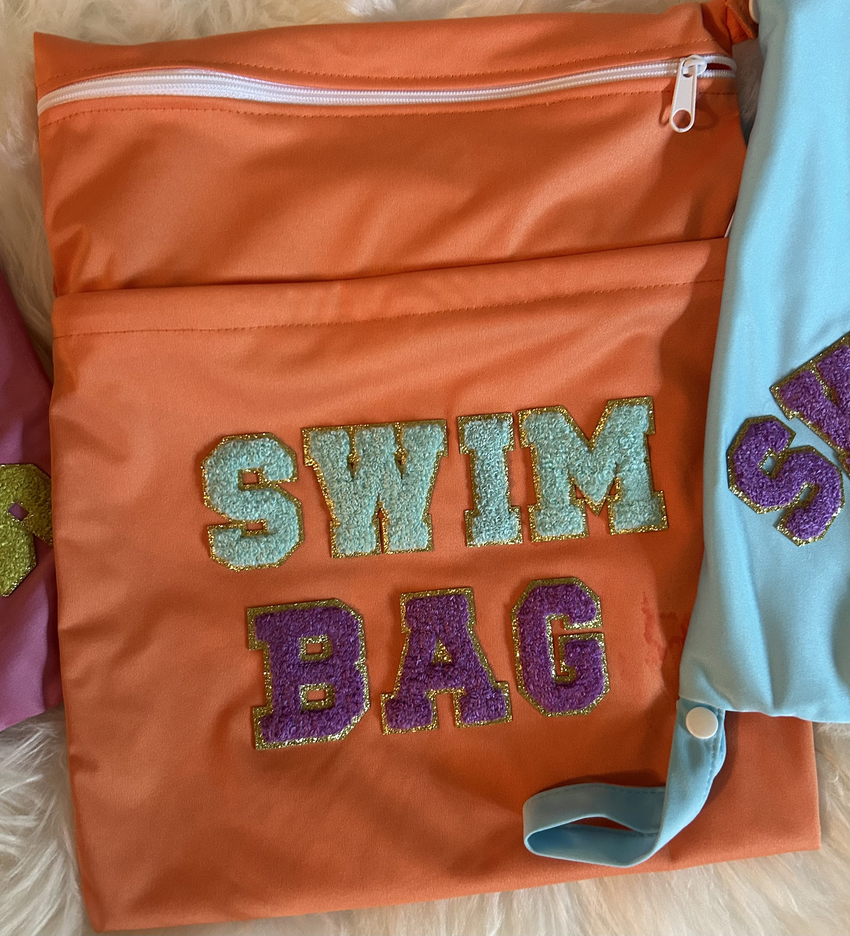 Swim Bag - Waterproof Wet Swimsuit Zippered Pouch for Bathing Suits ...