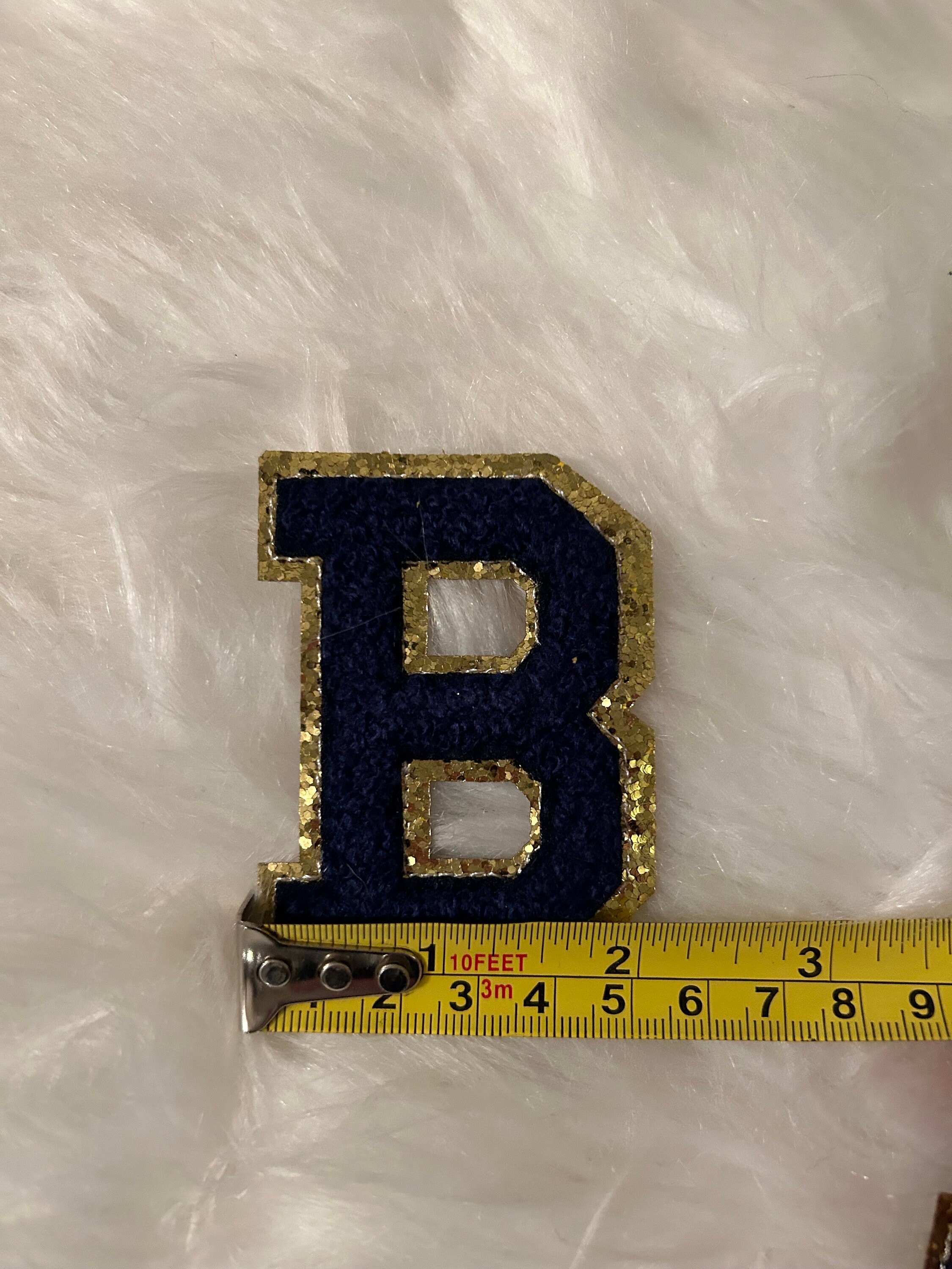 Navy Blue Chenille 3 X 2 Inches - Etsy