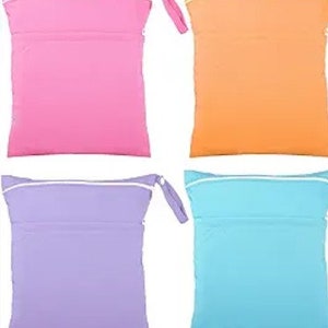 Swim Bag - Waterproof Wet Swimsuit Zippered Pouch for Bathing Suits ...