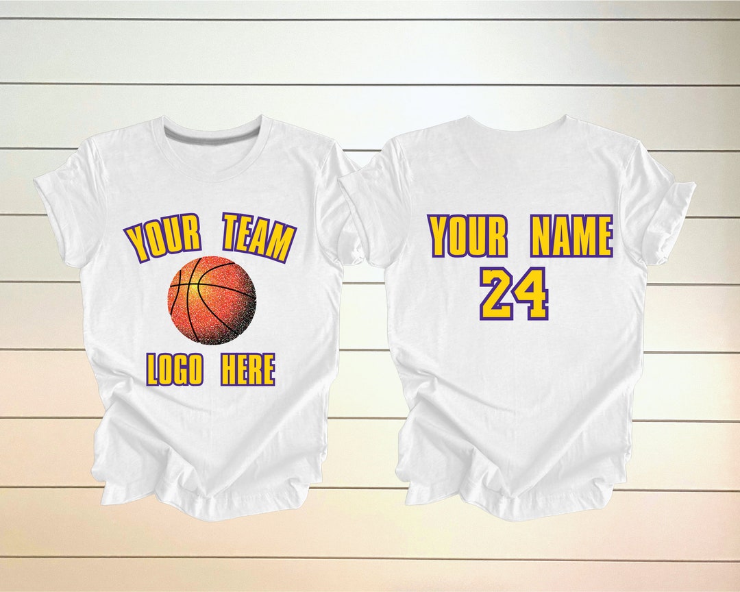 Customizable Fan Shirt, Two Sided Custom Fan Shirt, Back and Front Fan ...
