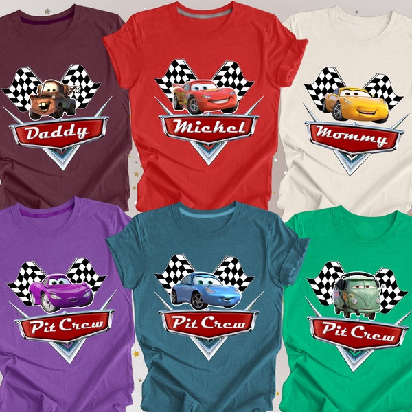 Pit Crew Lightning Mcqueen Cars - Etsy