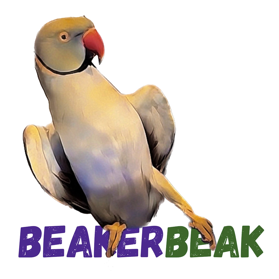 Beaker Beak Signature Sticker - Etsy