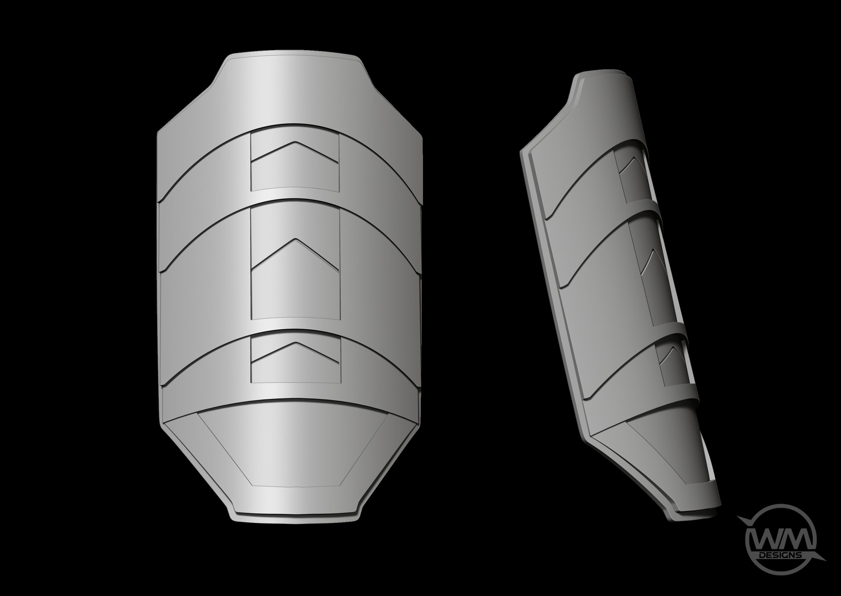 Shin Hati Hip Plates -digital 3D Model for 3D Printing ( STL Download ...
