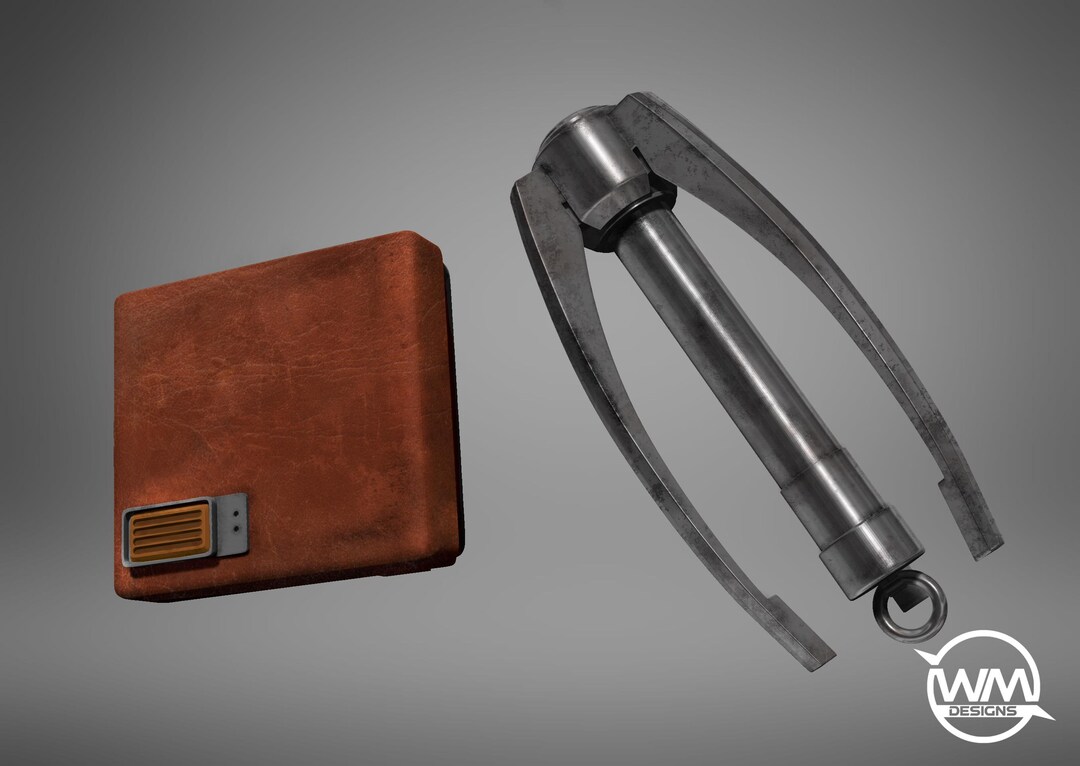 Kay Vess Grappling Hook and Belt Box -digital 3D Model for 3D Printing ...
