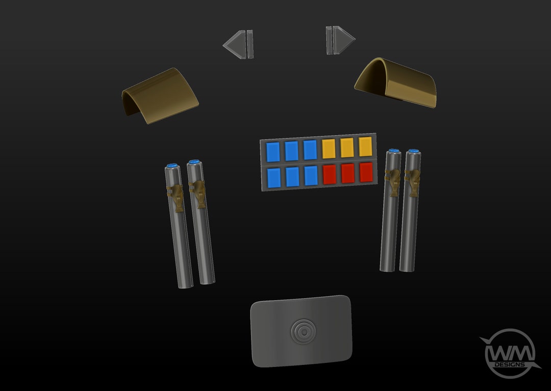 Grand Admiral Thrawn Accessories -digital 3D Model for 3D Printing ...