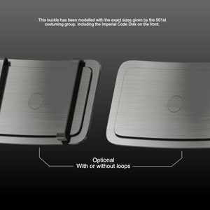 Imperial Officer Belt Buckle -digital 3D Model for 3D Printing (STL ...
