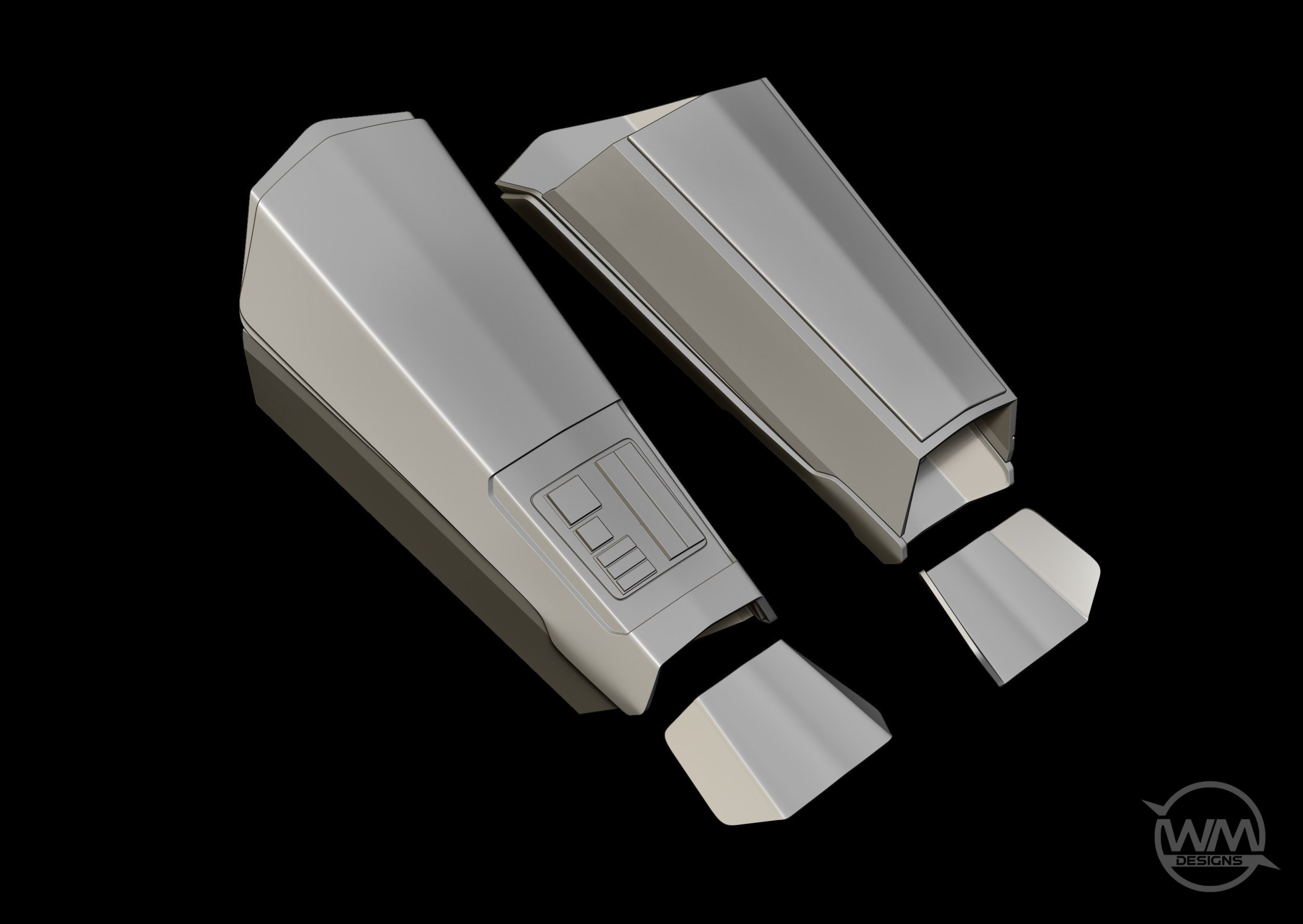 Shin Hati Bracers -digital 3D Model for 3D Printing ( STL Download ...