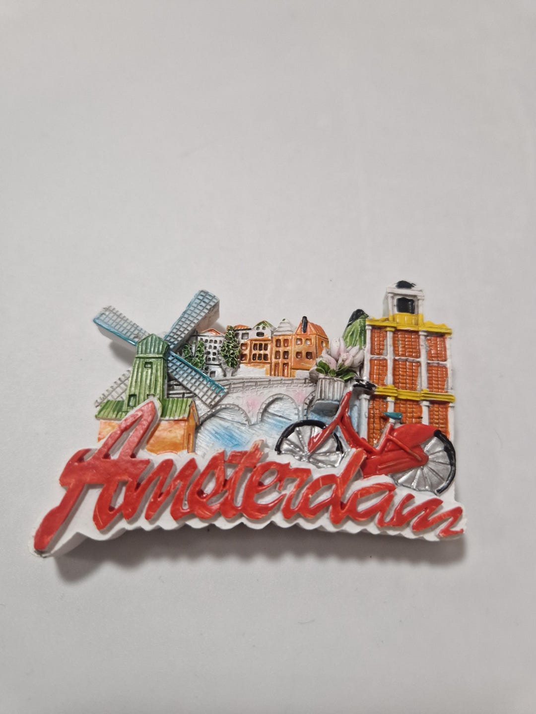 Souvenir 3D Fridge Magnet Amsterdam Netherlands 3D Refrigerator Magnet ...