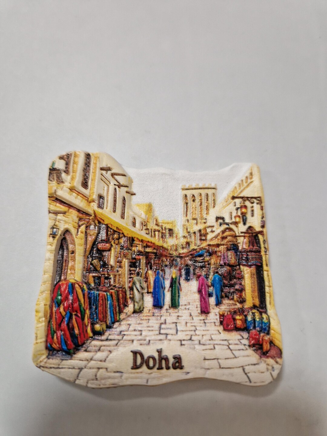 Souvenir 3D Fridge Magnet Doha India 3D Refrigerator Magnet Decoration ...