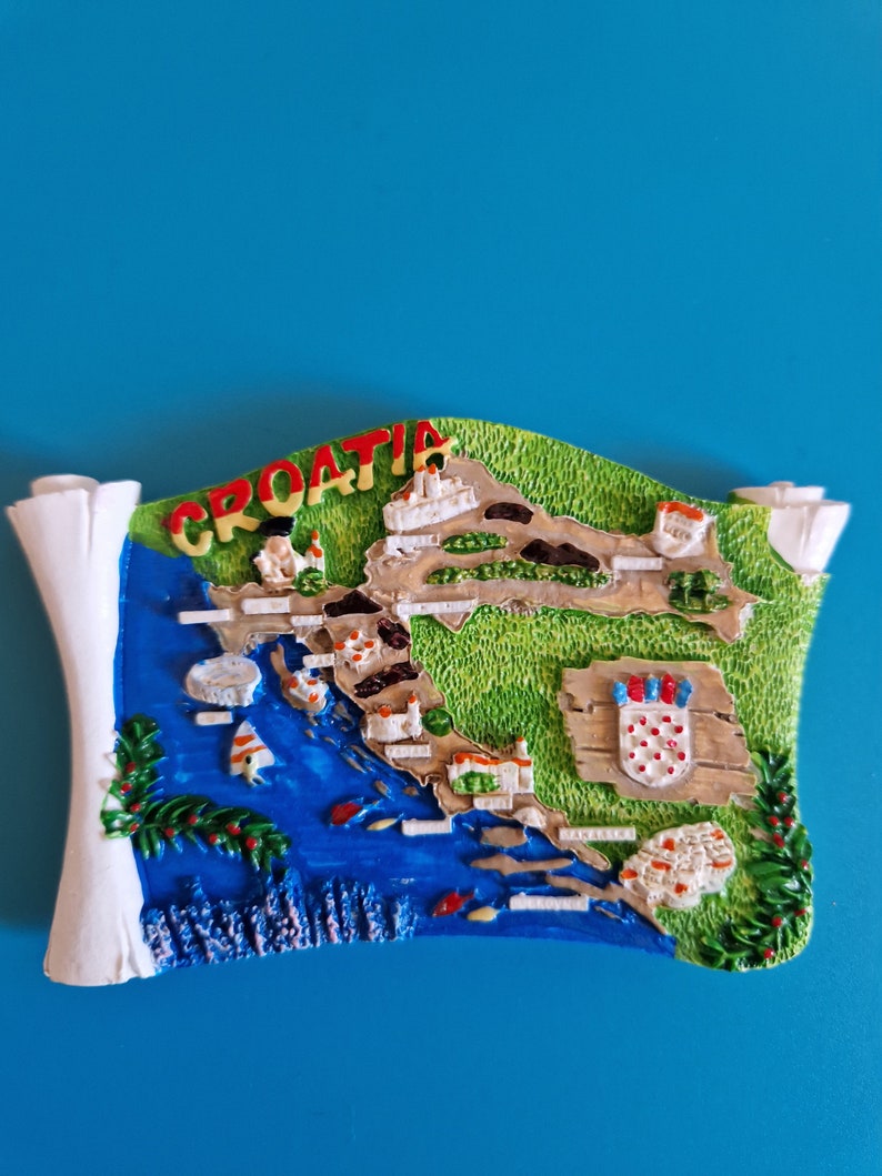 Souvenir 3D Fridge Magnet Croatia 3D Refrigerator Magnet Croatia ...