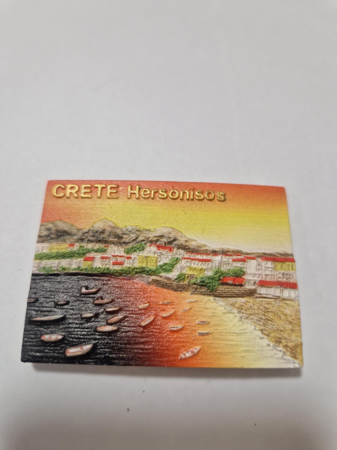 Souvenir 3D Fridge Magnet Crete Greece 3D Refrigerator Magnet Crete ...