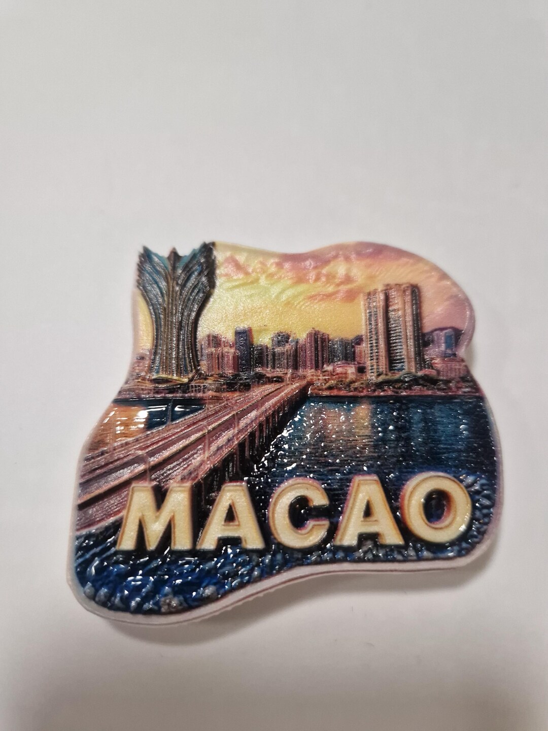Souvenir 3D Refrigerator Magnet Macau 3D Fridge Magnet Macao Decoration ...