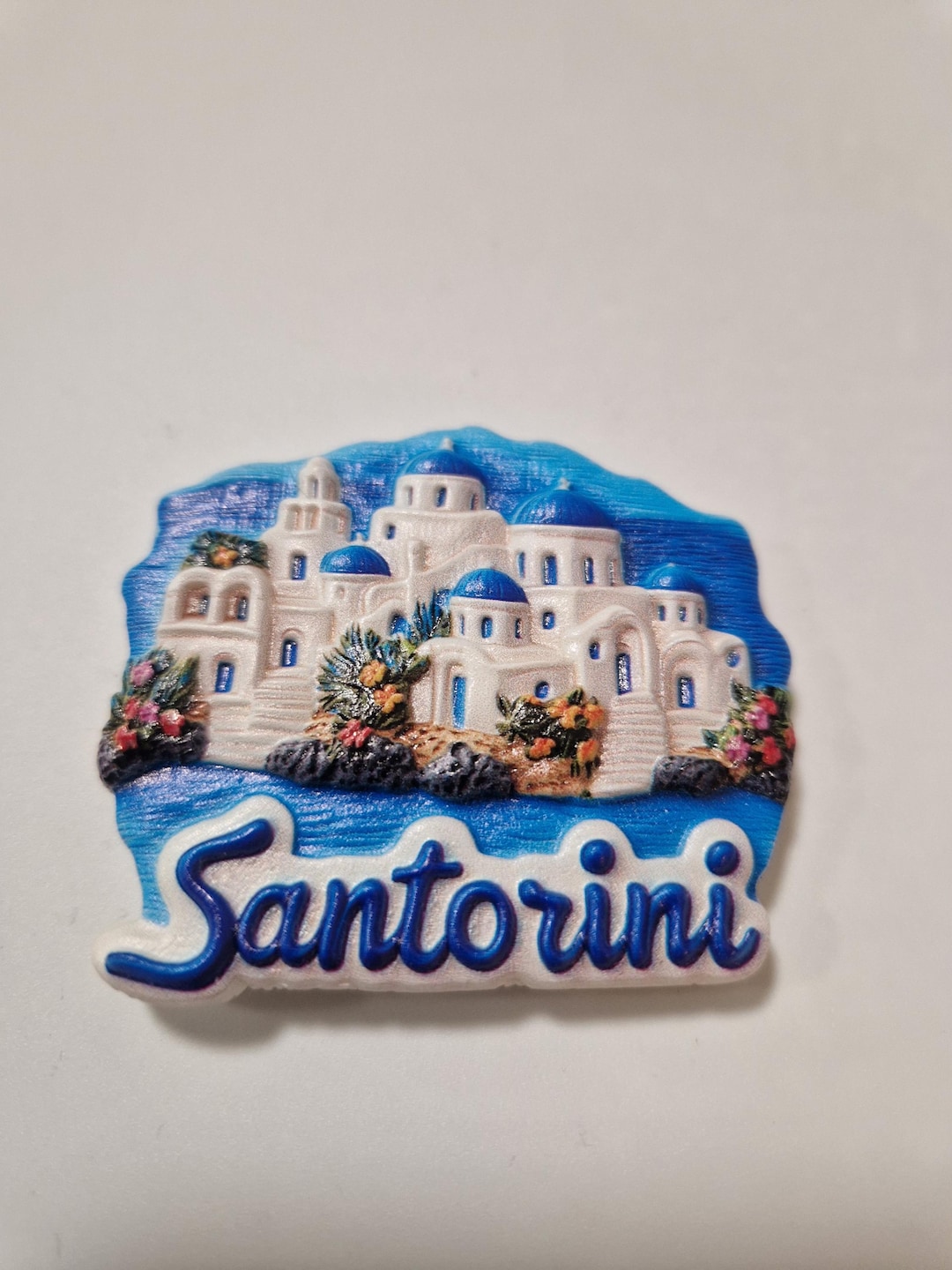 Souvenir 3D Fridge Magnet Santorini Greece Refrigerator Magnet Greece ...